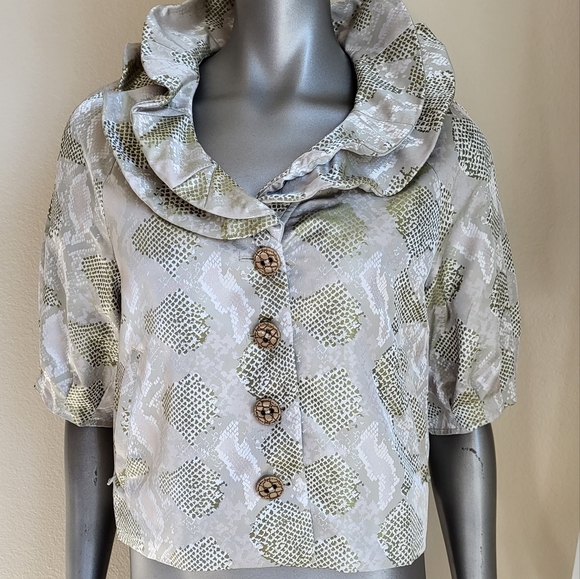 Samuel Dong | Jackets & Coats | 55 Nwot Samuel Dong Gold Jacket Size ...